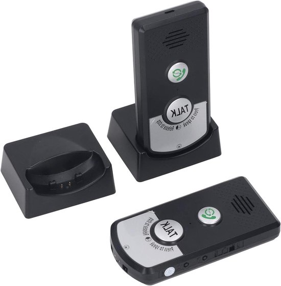 - Two-Way Voice Intercom Doorbell for Home Elderly- Portable Walkie ...