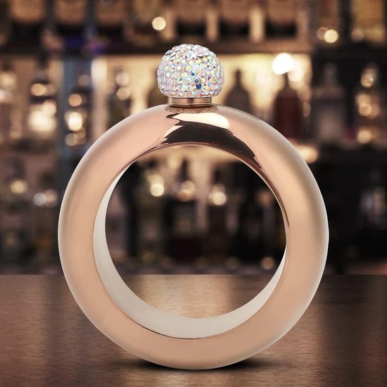 Armband Kolf Rvs Wijn/Alcohol Kruik Pols Heupfles Trechter Gift voor ...