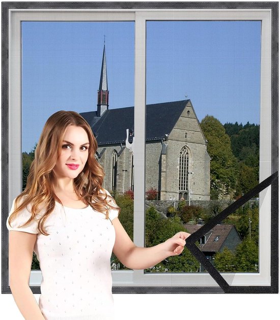 Mosquito Net for Windows 100 x 130 cm - Keeps Beetles, Flies, and ...