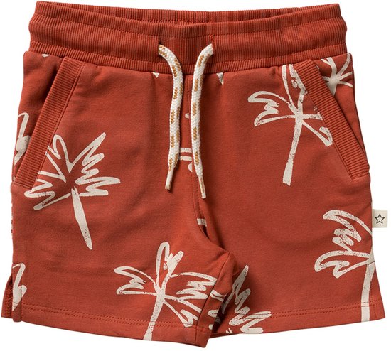 Sketchy Palm | Shorts | Rode korte broek | Palmbomen print | Jongens ...