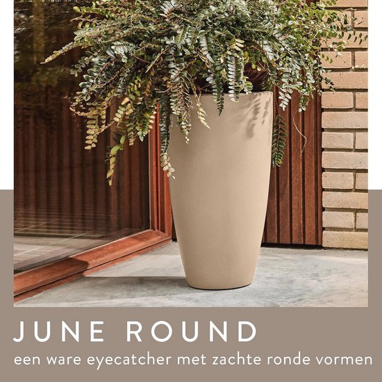 Ronde Hoge Plantenpot voor Binnen en Buiten - 30 cm Hoog - 100% ...