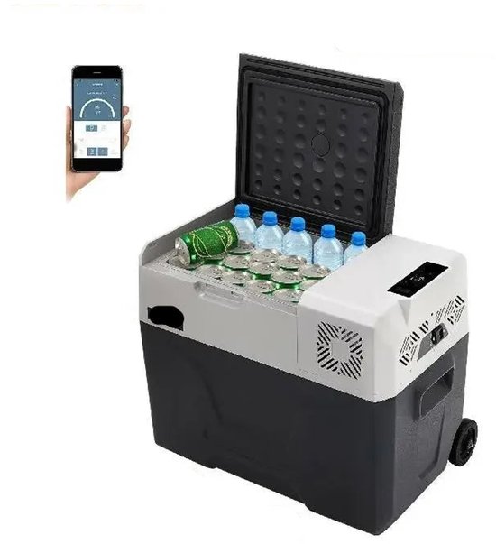 Auto Koelkast - Koelbox - Mini Koelkast - Draagbare - 40L - 42QT - 12V/24V/220V - met... | bol