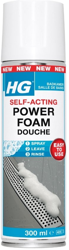 HG - Badkamer - Badkamerreiniger - Power Foam Douche - Zelf-Activerend ...