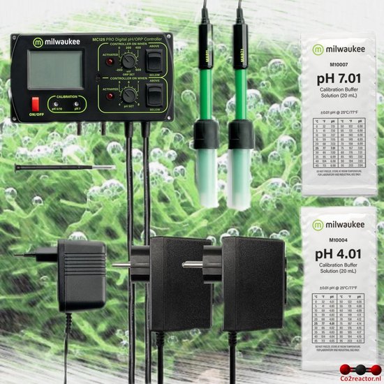 Milwaukee MC125 PRO 2-in-1 digitale pH / ORP-controller | bol