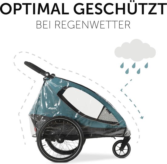 Regenhoes voor fietskarren en buggy's - Op maat, eenvoudig te hanteren ...