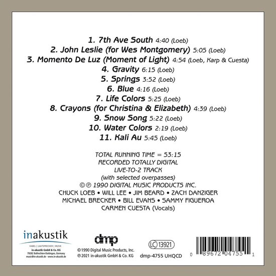 Chuck Loeb Life Colors - Ultra High Quality-CD uit 2021 | bol