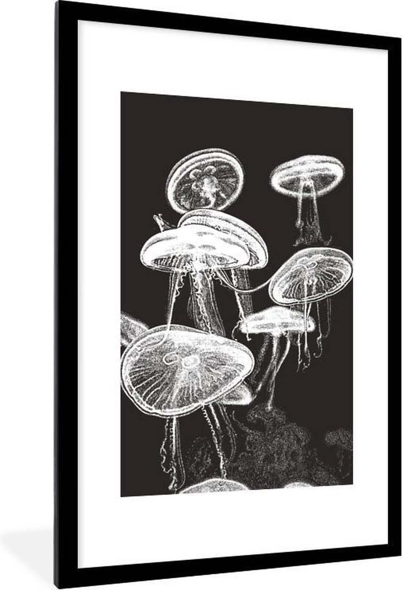 Fotolijst incl. Poster - Tekenen - Schets - Kwal - 80x120 cm ...