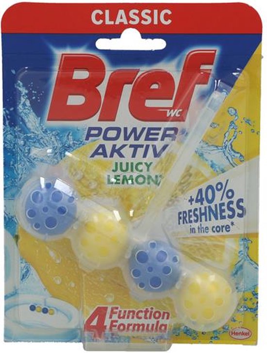 Bref PowerAktiv 50gr toiletblok Lemon | bol.com