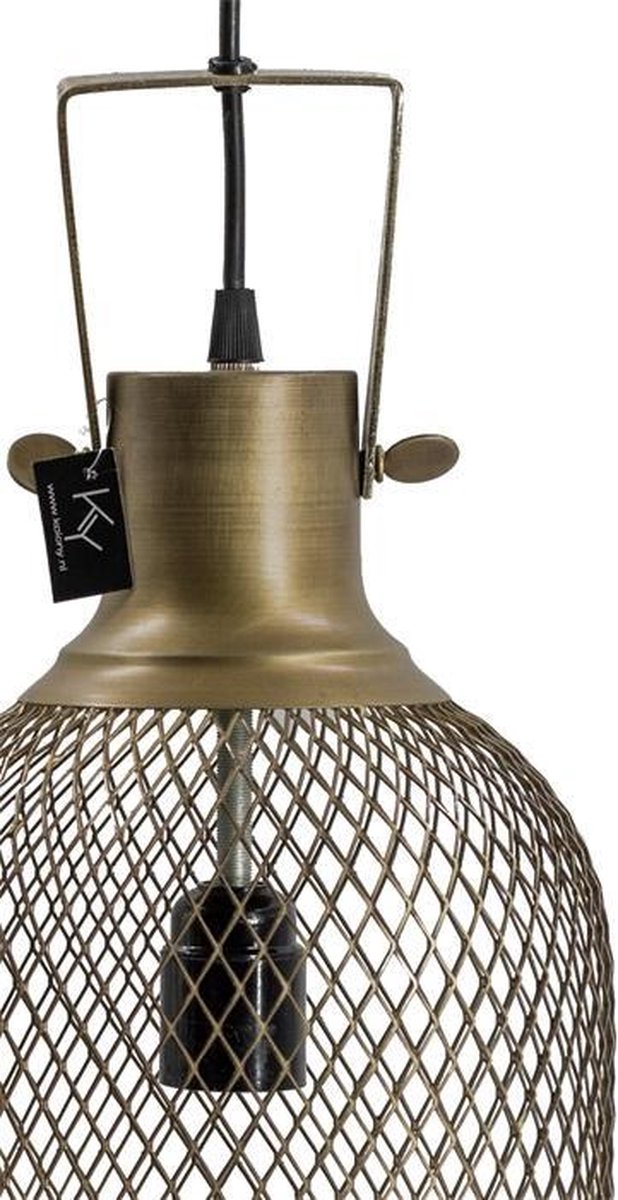 Hanglamp gaas goud - gold - Kolony - metalen hanglamp | bol.com