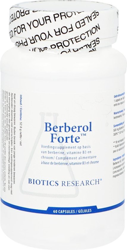 Biotics Research Berberol Forte - 60 capsules | bol.com