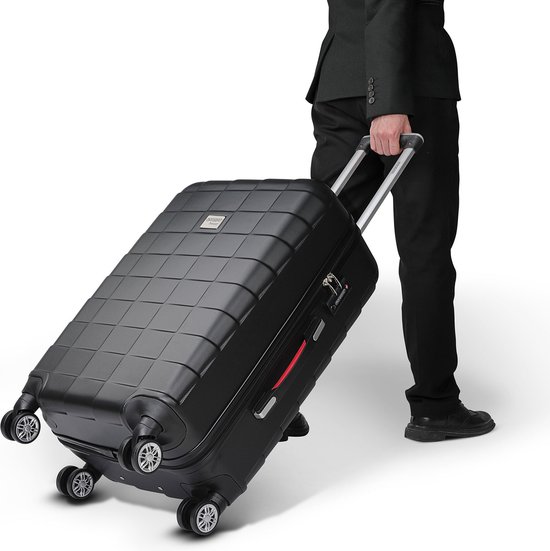 Monzana Exopack hardcase koffer zwart 67x44x28cm | bol