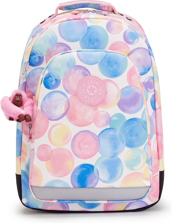 Kipling Class Room Rugzak - 28 Liter - Bubbly Rose | bol