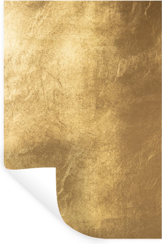 Muurstickers - Sticker Folie - Lichtval op een gouden muur - 20x30 cm ...