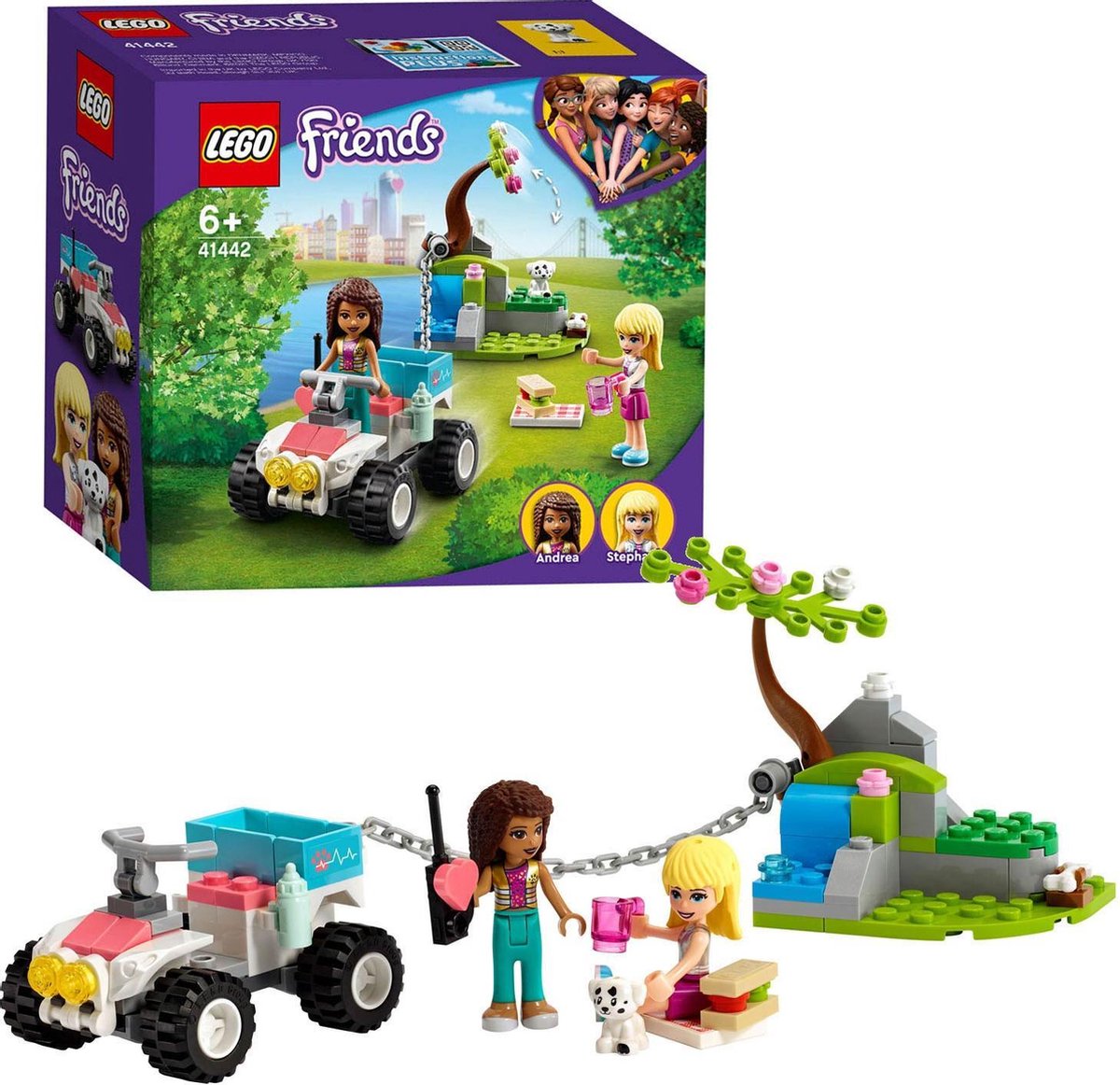 LEGO Friends Dierenkliniek Reddingsbuggy - 41442 | bol.com