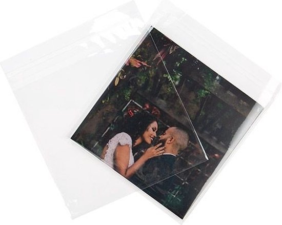 Plastic Zakken 16,4x15,9cm Transparant en Hersluitbaar (100 stuks ...