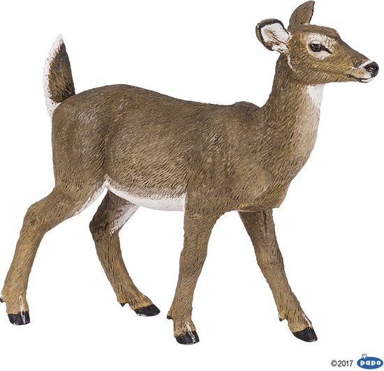 Papo Wild Life Witstaart Hinde 50218 | bol
