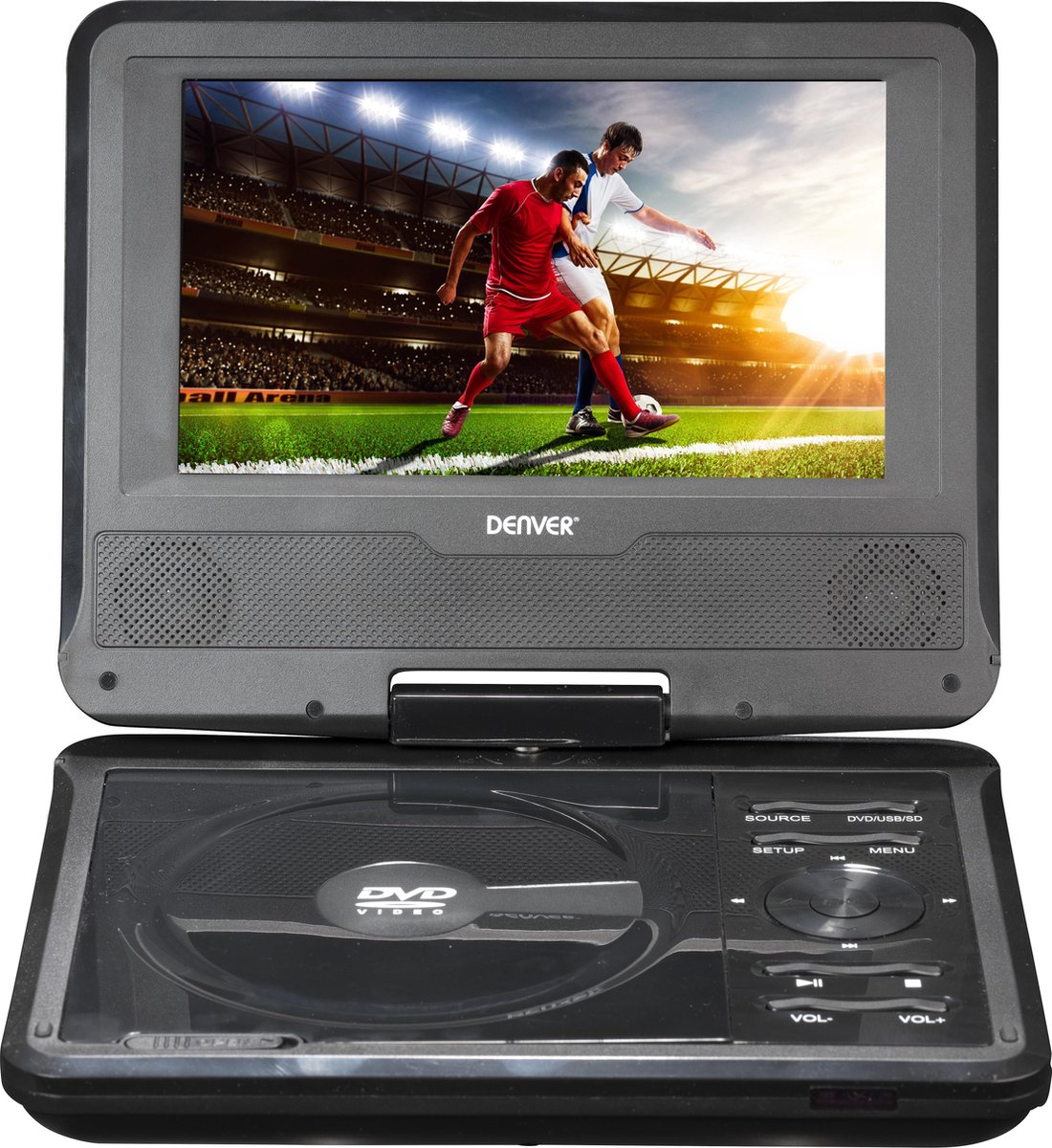 Denver MT-784NB - Portable DVD speler - 7 inch -enkel scherm - USB in ...