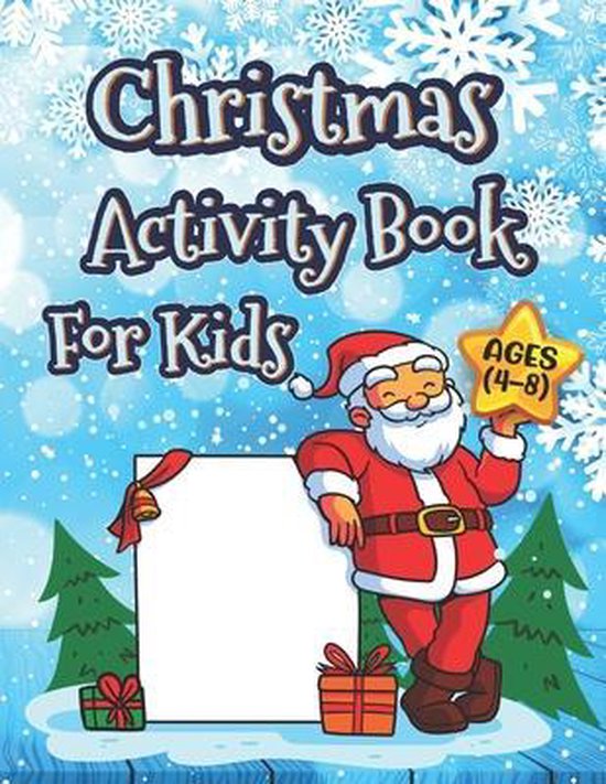 Christmas Activity Books For Kids Ages 4-8: A Adorable Fun Workbook ...