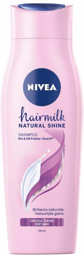 Nivea Hairmilk Natural Shine Shampoo 250 ml | bol.com