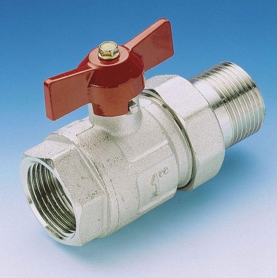 Wavin Tigris kogelafsluiter 1 voor verdeler chroom | bol