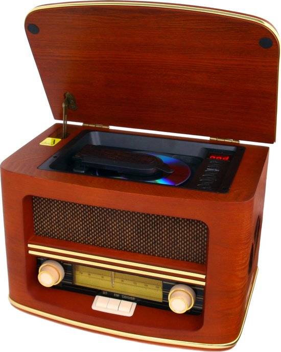 Camry CR1167 - Retro radio-CD-MP3 met Bluetooth | bol.com