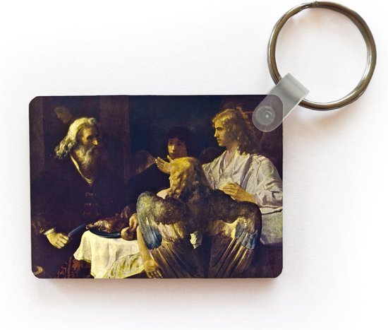 Sleutelhanger - Abraham en de engelen - Rembrandt van Rijn ...