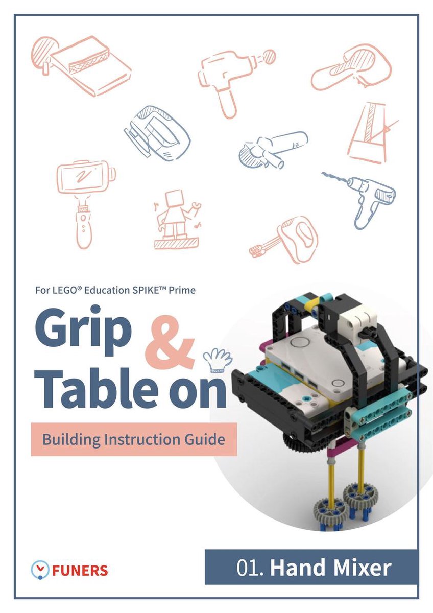 Grip & Table On Building Instruction Guide for LEGO® Education SPIKE ...