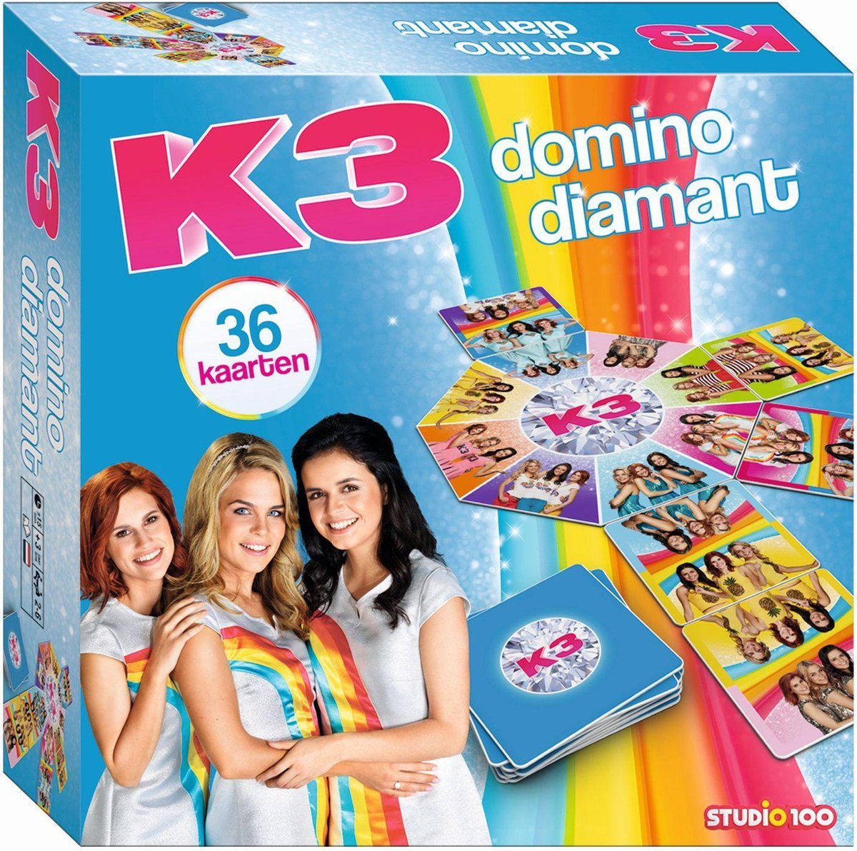 K3 Spel - Domino Diamant - 2 tot 6 spelers | Games | bol.com