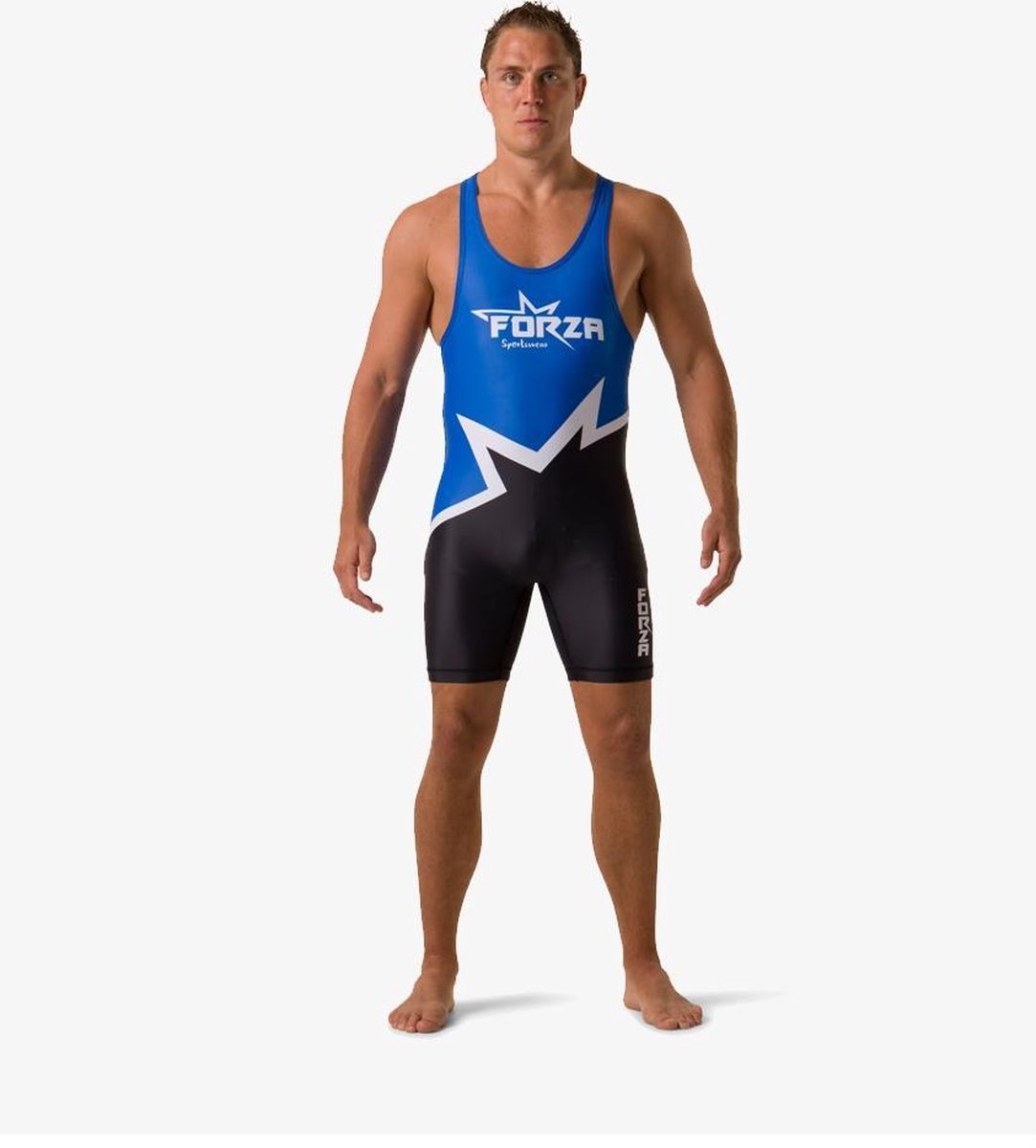 FORZA STAR WRESTLING SINGLET - BLAUW | bol