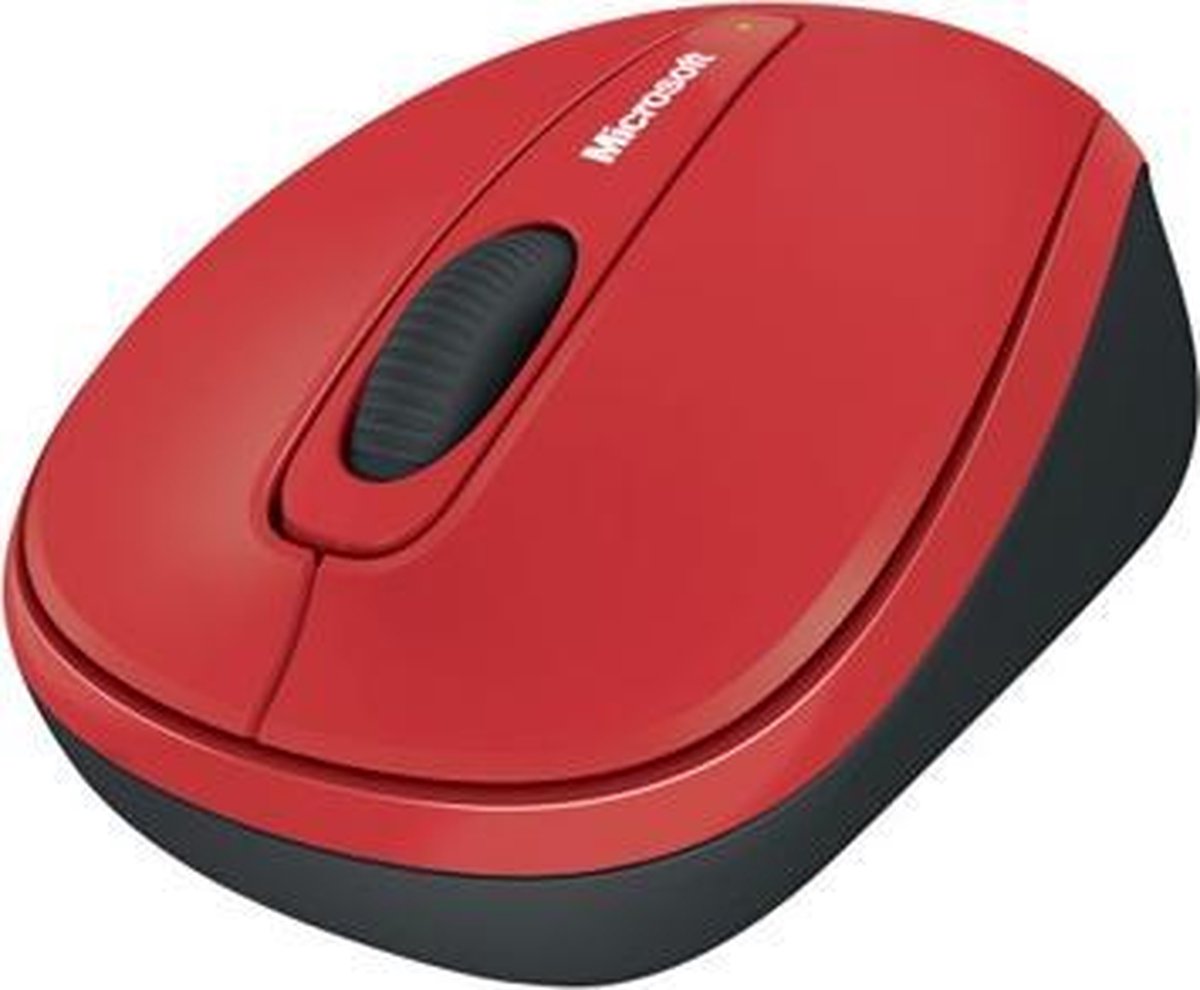 Microsoft Wireless Mobile 3500 - Draadloze Muis - Rood | bol
