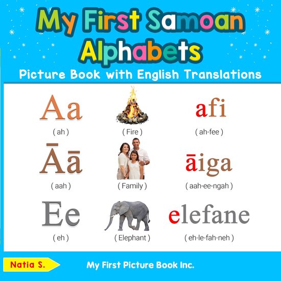 Teach & Learn Basic Samoan words for Children 1 - My First Samoan ...