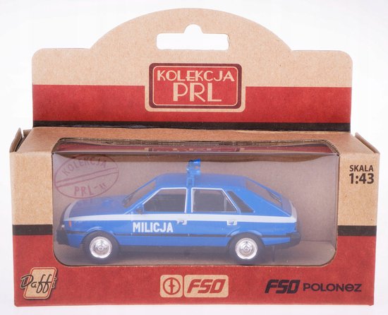 Model Polonez Borewicz Milicja PRL 1:43 - Metalen verzamelobject | bol