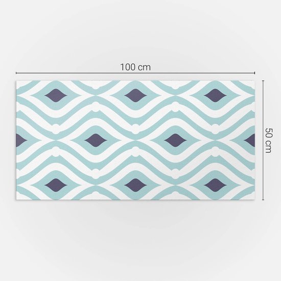 Wallfluent Vinyl Wandpaneel - Golven en ritmes PVC Muurpaneel - 100 cm ...