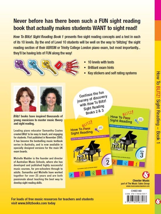 Piano Sight Reading: Leer Blitz! - Boek 1 voor beginners | bol