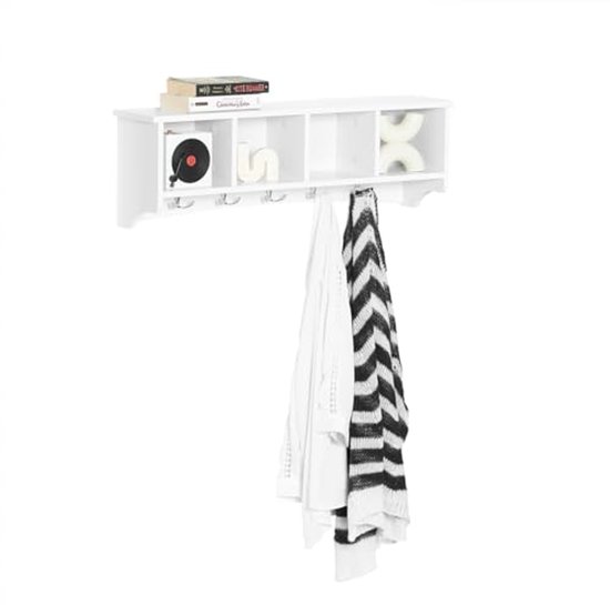 Wandkapstok met 5 Haken - Modern Badkamer- en Gangmeubel - 72 cm Breed ...