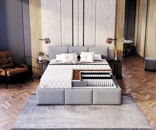 FDM FAMILY 200x200 Pocketvering Matras met Kokos | bol