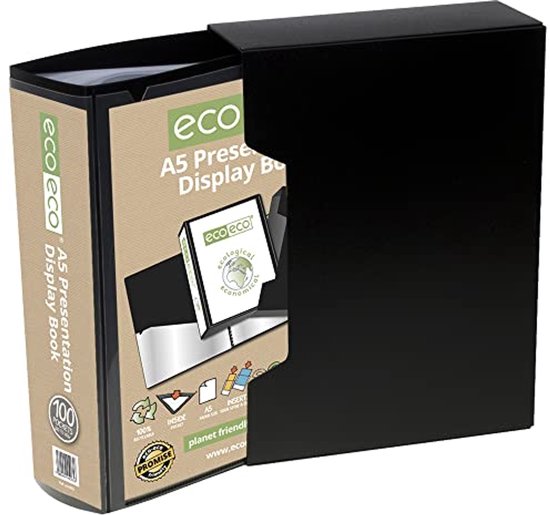 50% Gerecycled A5 Presentatie Display Boek met Display Box | bol