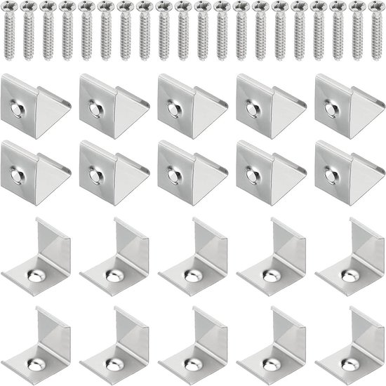 LED Strip Clips 50 stuks RVS Montagebeugels Bevestiging Clip Klem ...