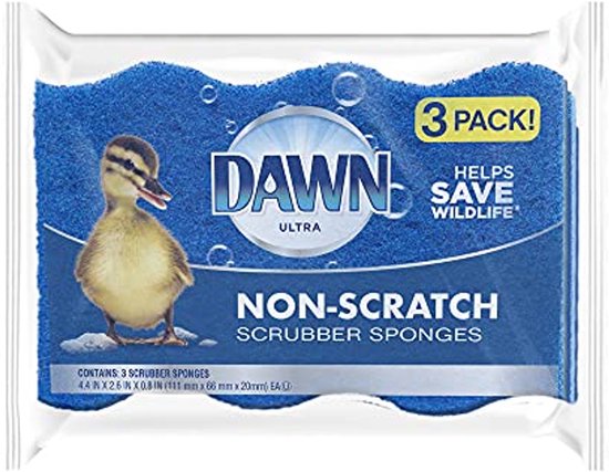 Sponzen voor Eenvoudig Afwassen - Celuloze, Wigvormig, 3-Pack | bol