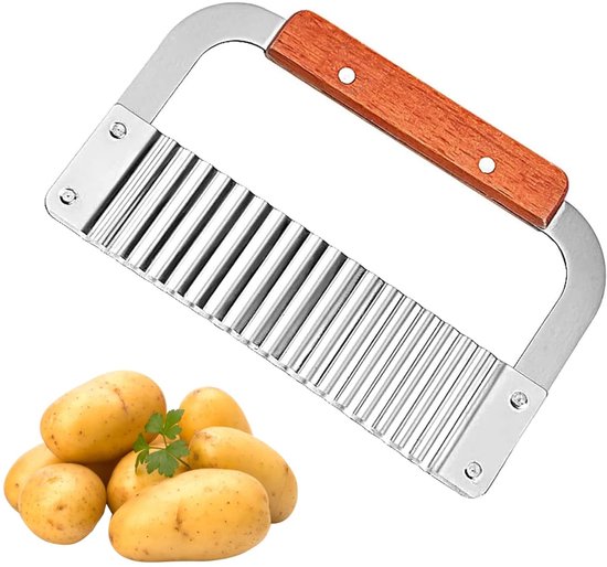 Stainless steel zeep snijder - gekrulde was snijder met hardhouten ...