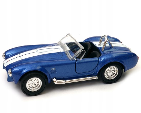 Welly Shelby Cobra 427 S/C 1965 Modelauto 1:34 Blauw | bol