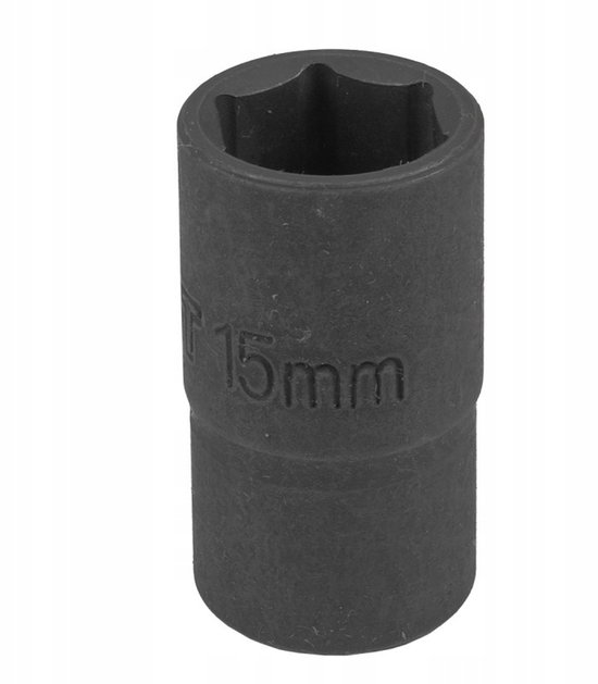 Dop 15 mm 1/2" 6-kant kort FK | bol