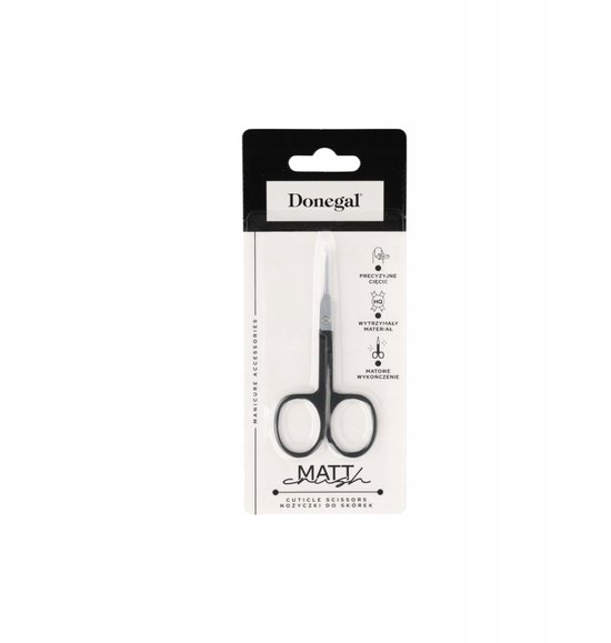 Donegal Matt Crush Nagelriem Schaar - Mat Zwart - Precisie & Stijl | bol
