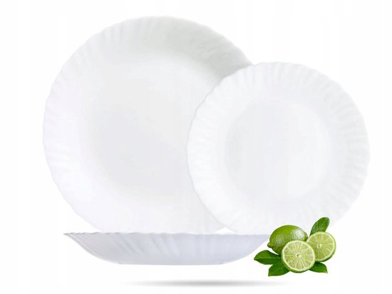 Luminarc Feston Servies voor 12 personen, 36-delig, Wit | bol