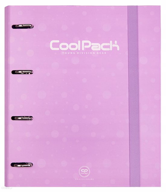 CoolPack Pastel A4 Paarse Binder met Gum | bol