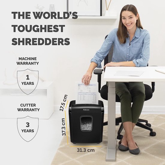 Papierversnipperaar met 6 vel, mini-snippers voor thuis en kantoor met ...