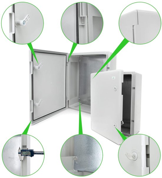 Industriële Schakelkast met IP65 Behuizing en Montageplaat 420x520 mm | bol