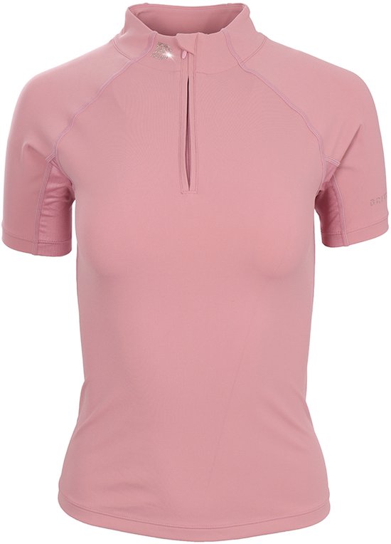 Britt Equestrian Trainingsshirt Britt Equestrian Short Sleeve Aw25 Lichtroze - S | bol