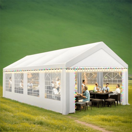 Partytent – Paviljoen – Tuintent – Feesttent – Overkapping – 4x8 m ...