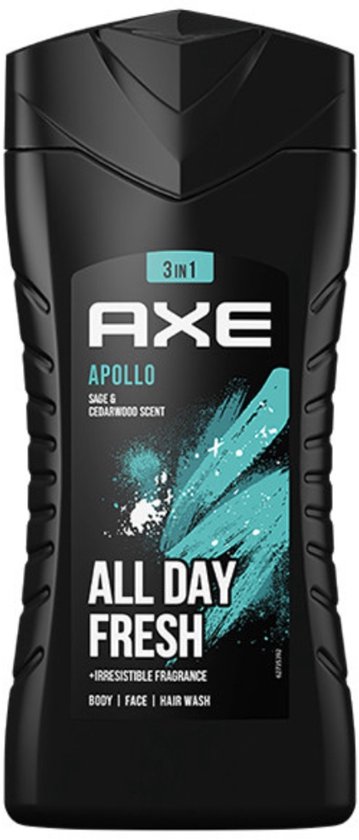 24 x Axe - 3-in-1 Douchegel - Apollo - Sage & Cedarwood - 250 ml ...